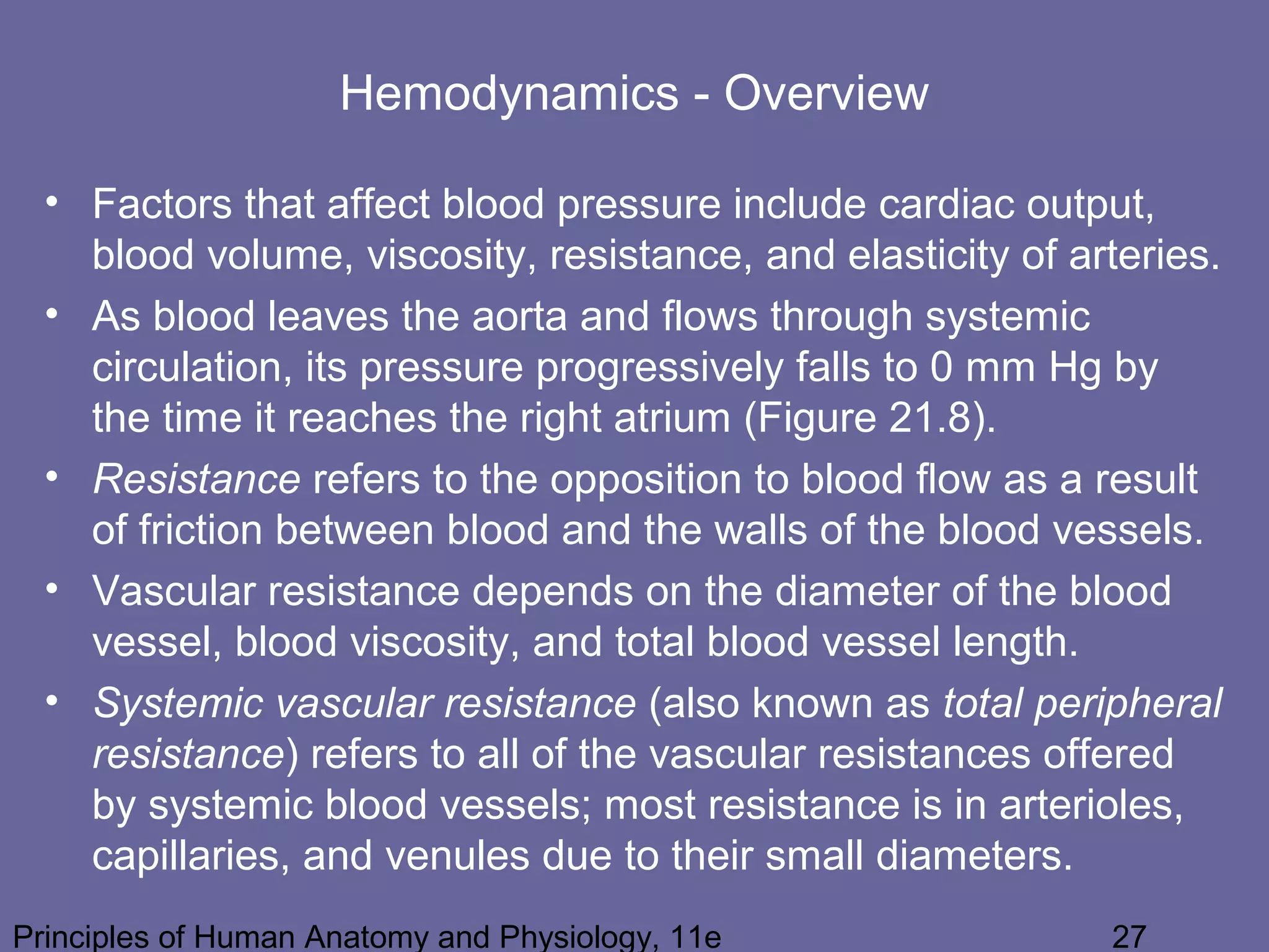 21 [chapter 21 the cardiovascular system blood vessels and hemodynamics ...