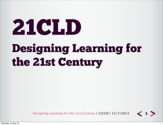 21st Century Learning Design - T3 SDD, Merrylands Community of Schools ...