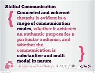 21st Century Learning Design - T3 SDD, Merrylands Community of Schools ...