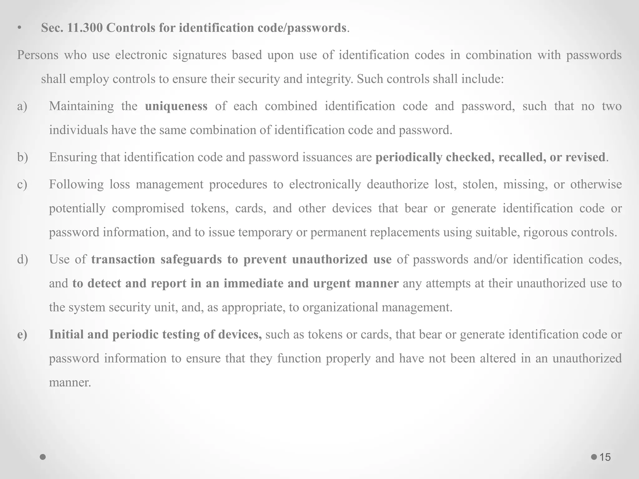 21 code of federal regulation | PPTX