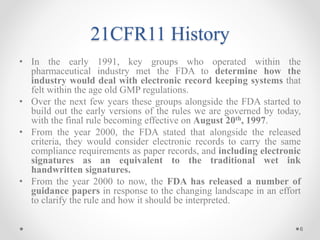 21 code of federal regulation | PPTX