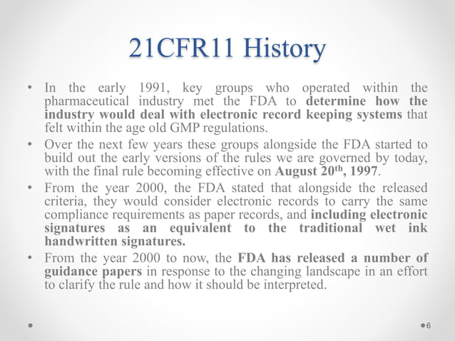 21 code of federal regulation | PPTX | Computing | Technology & Computing