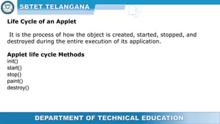 21cs-403c-Concepts of Applets, AWT and Event handling- L1.pptx
