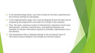 Develop forms for data collection and information dissemination | PPTX
