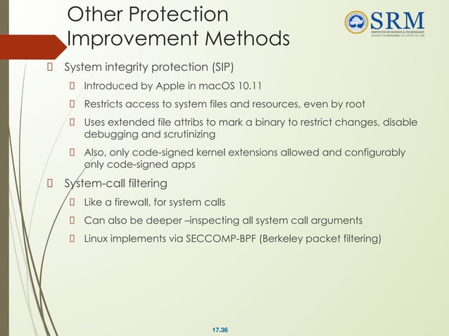 21CSC202J Operating Systems-Unit-V.pptx.pdf