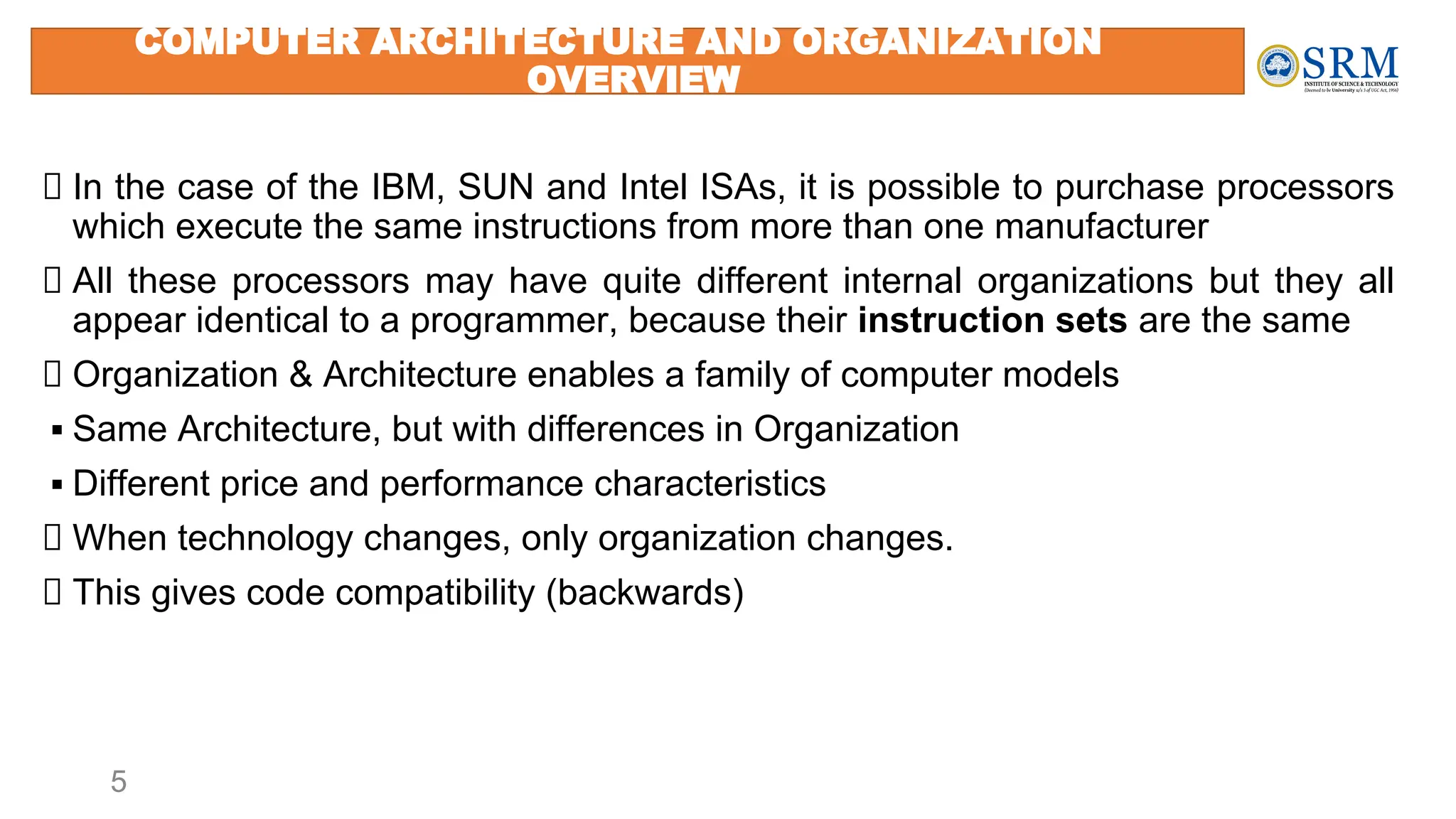 Computer Organization and Architecture - Unit 1 | PDF