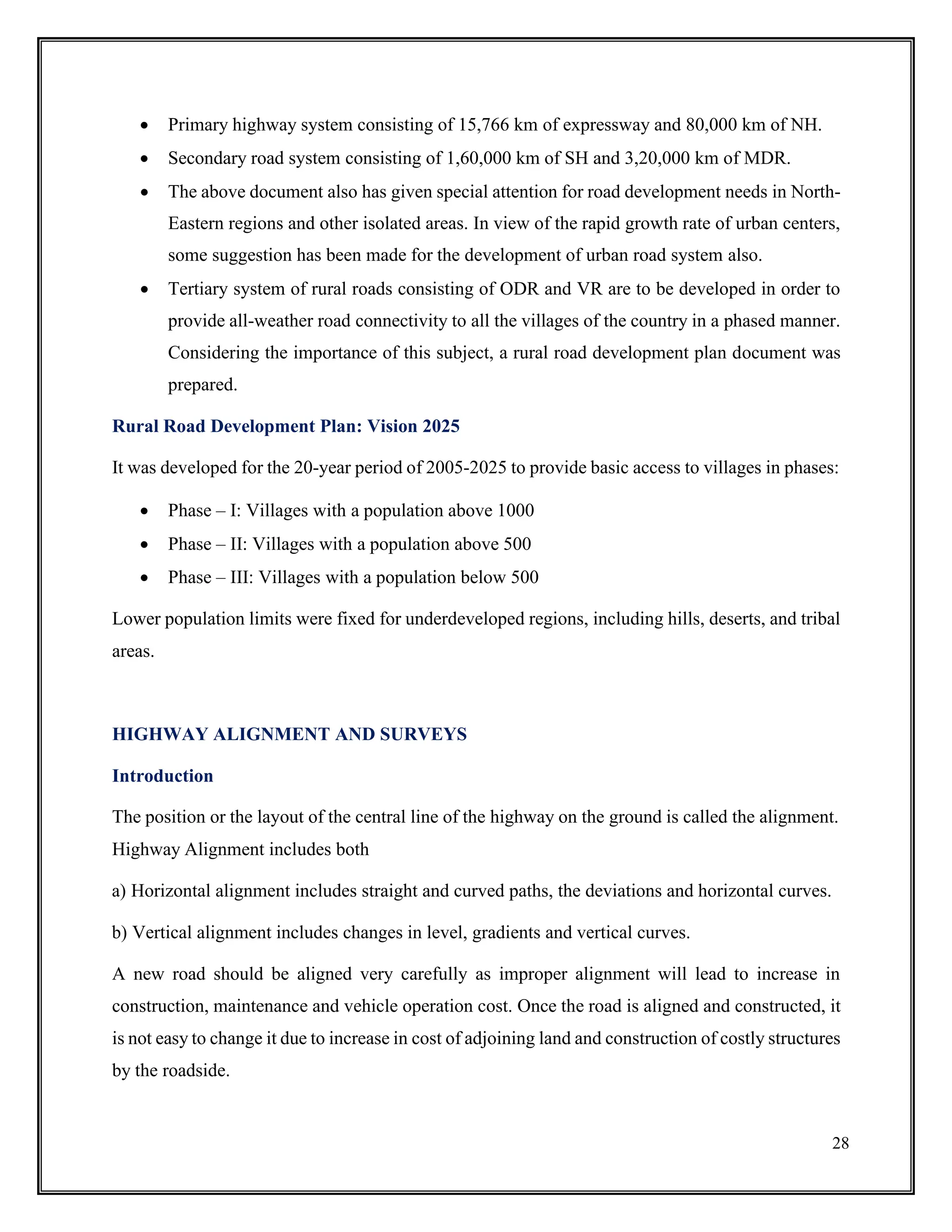 Transportation Engineering- 21CV52- Module 1 | PDF
