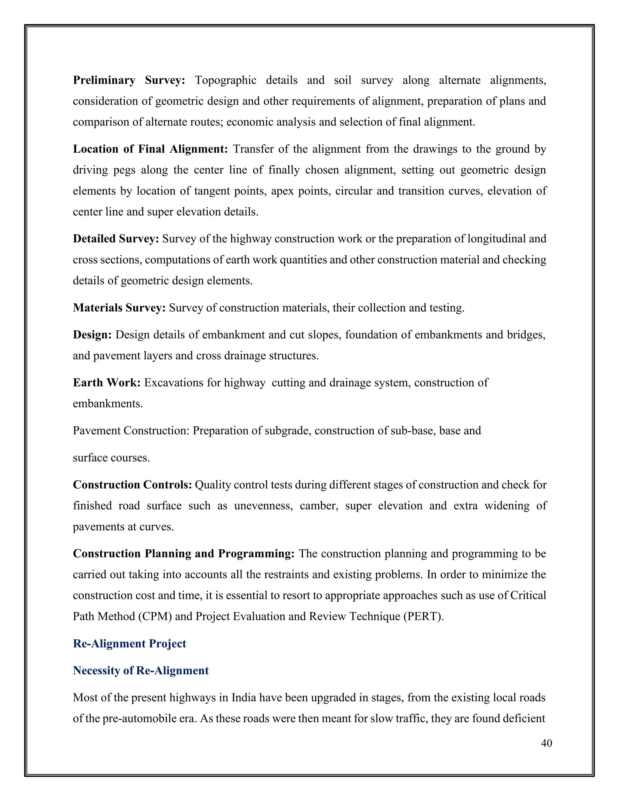 Transportation Engineering- 21CV52- Module 1 | PDF