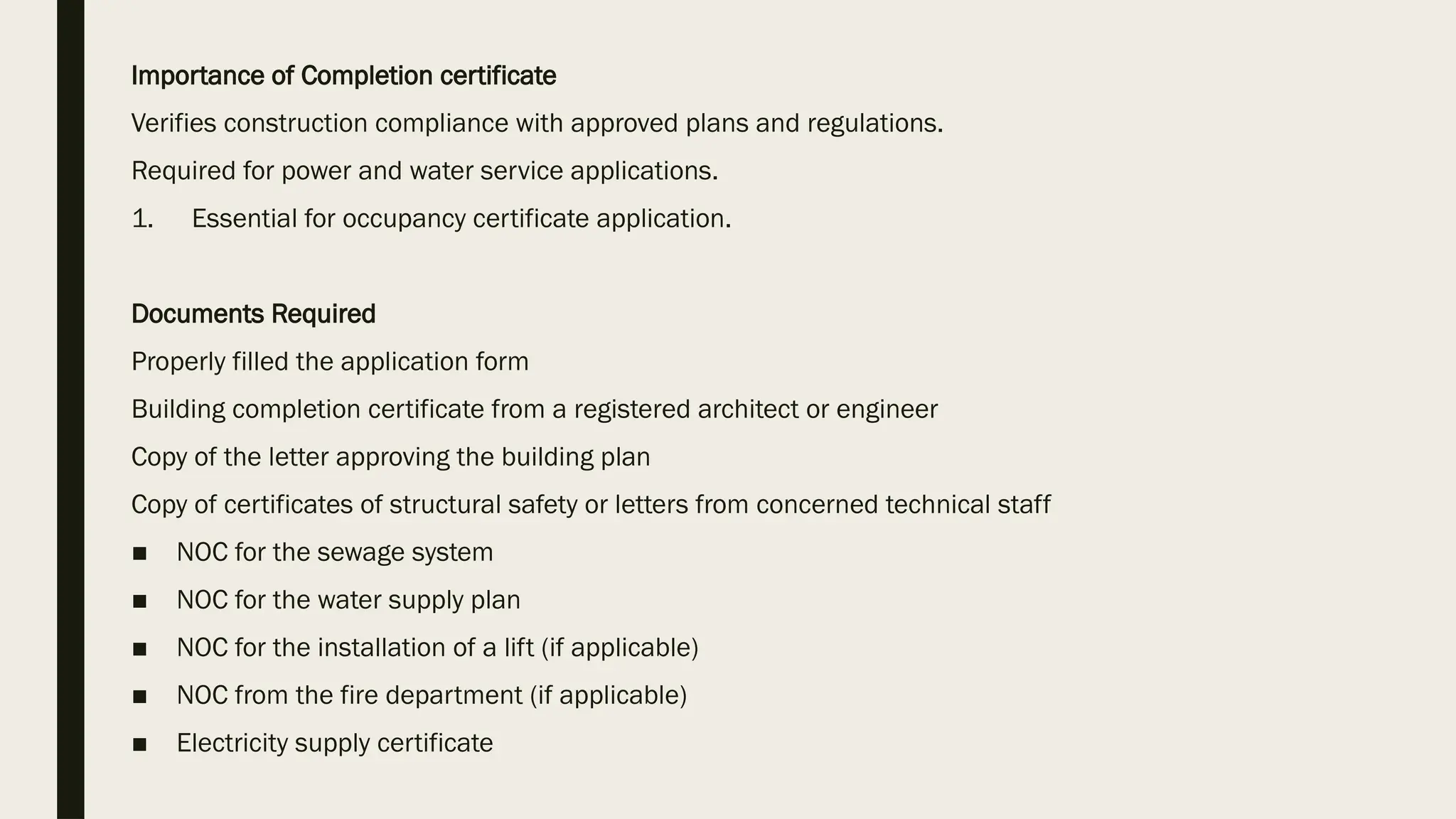 Termination of contract, completion certificate and quality Contract | PPTX