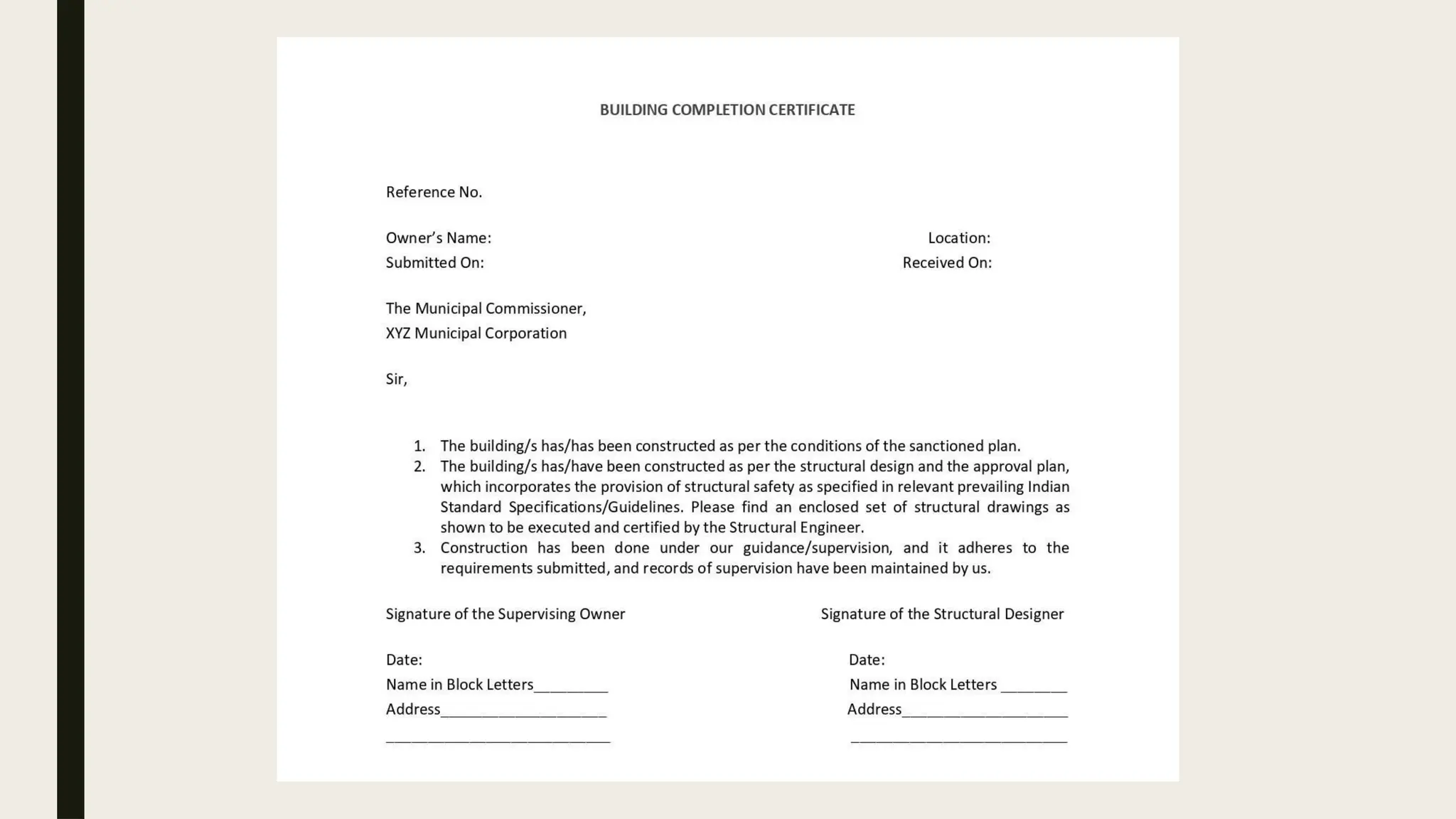 Termination of contract, completion certificate and quality Contract | PPTX