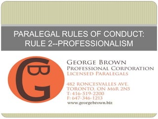 Professionalism_presentation | PPTX