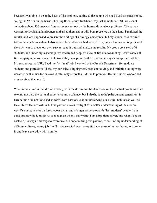 Personal statement | PDF | Science