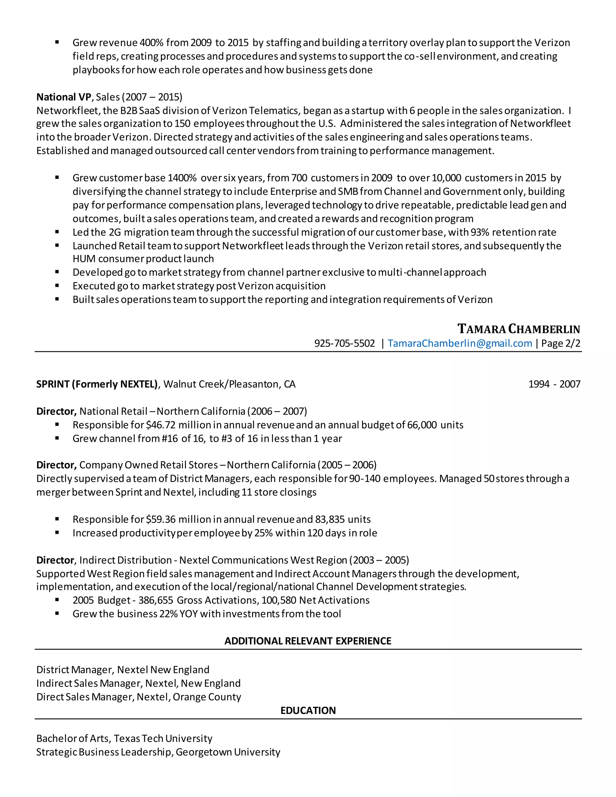 Chamberlin resume_Execunet | DOCX