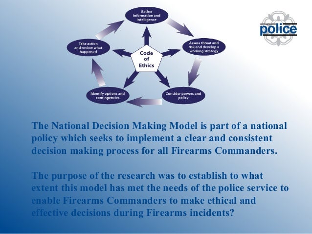Firearms Decision Making presentation 2016