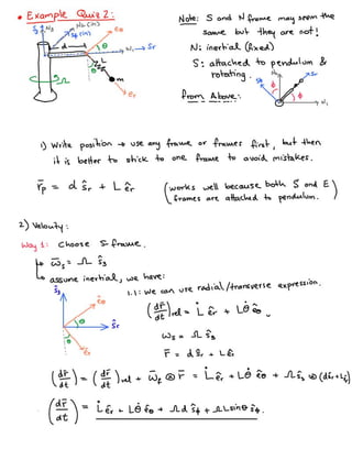 Transport Theorem Notes | PDF