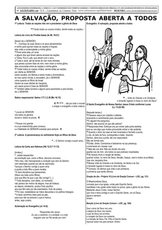 Leituras: 21° Domingo Tempo Comum - Ano C | PDF