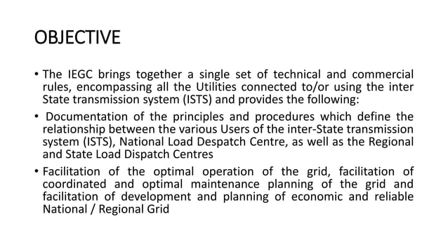 Grid standards and acts electrical safety | PPTX