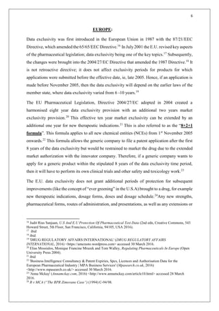 SUI GENERIS PROTECTION FOR PHARMACEUTICALS AND ITS IMPACT ON GENERIC ...