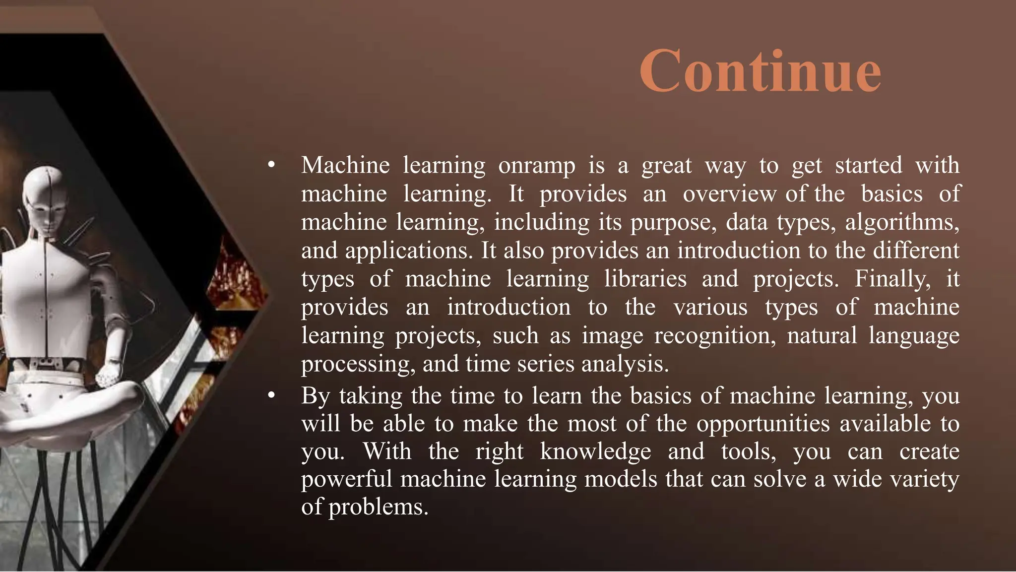 MACHINE LEARNING ONRAMP full details.ppt