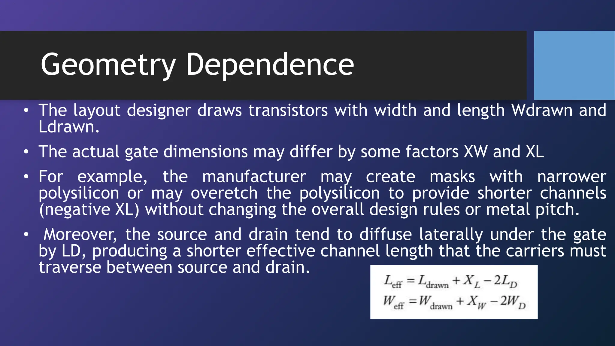 21EC63_Module1B.pptx VLSI design 21ec63 MOS TRANSISTOR THEORY | PPTX