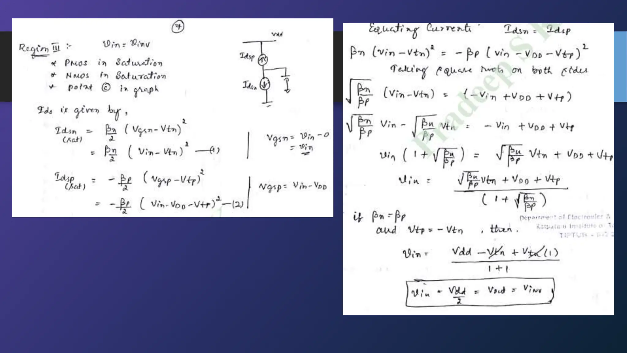 21EC63_Module1B.pptx VLSI design 21ec63 MOS TRANSISTOR THEORY | PPTX