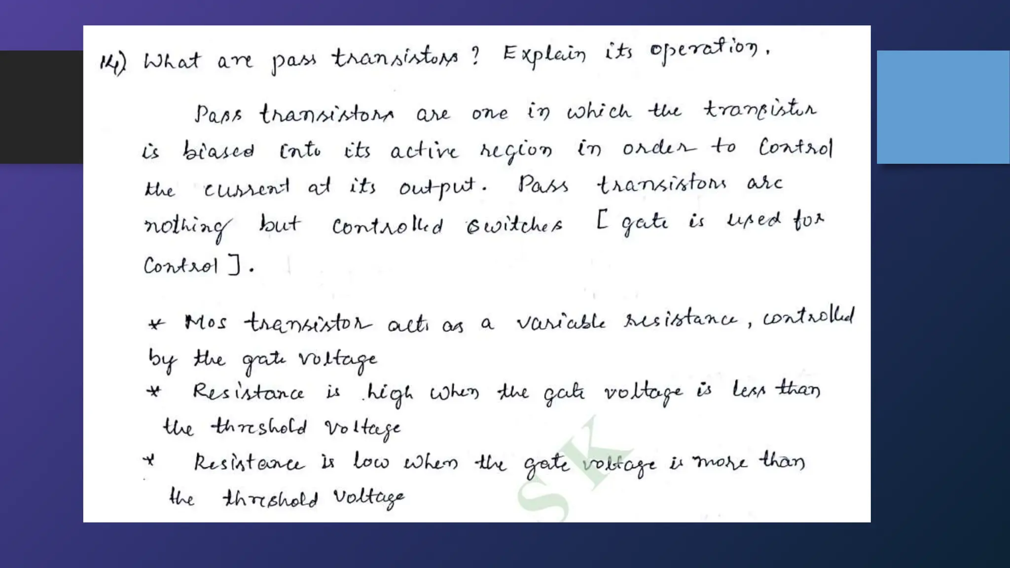 21EC63_Module1B.pptx VLSI design 21ec63 MOS TRANSISTOR THEORY | PPTX