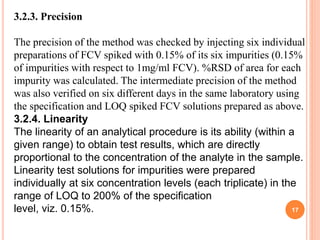 method development and validation | PPT