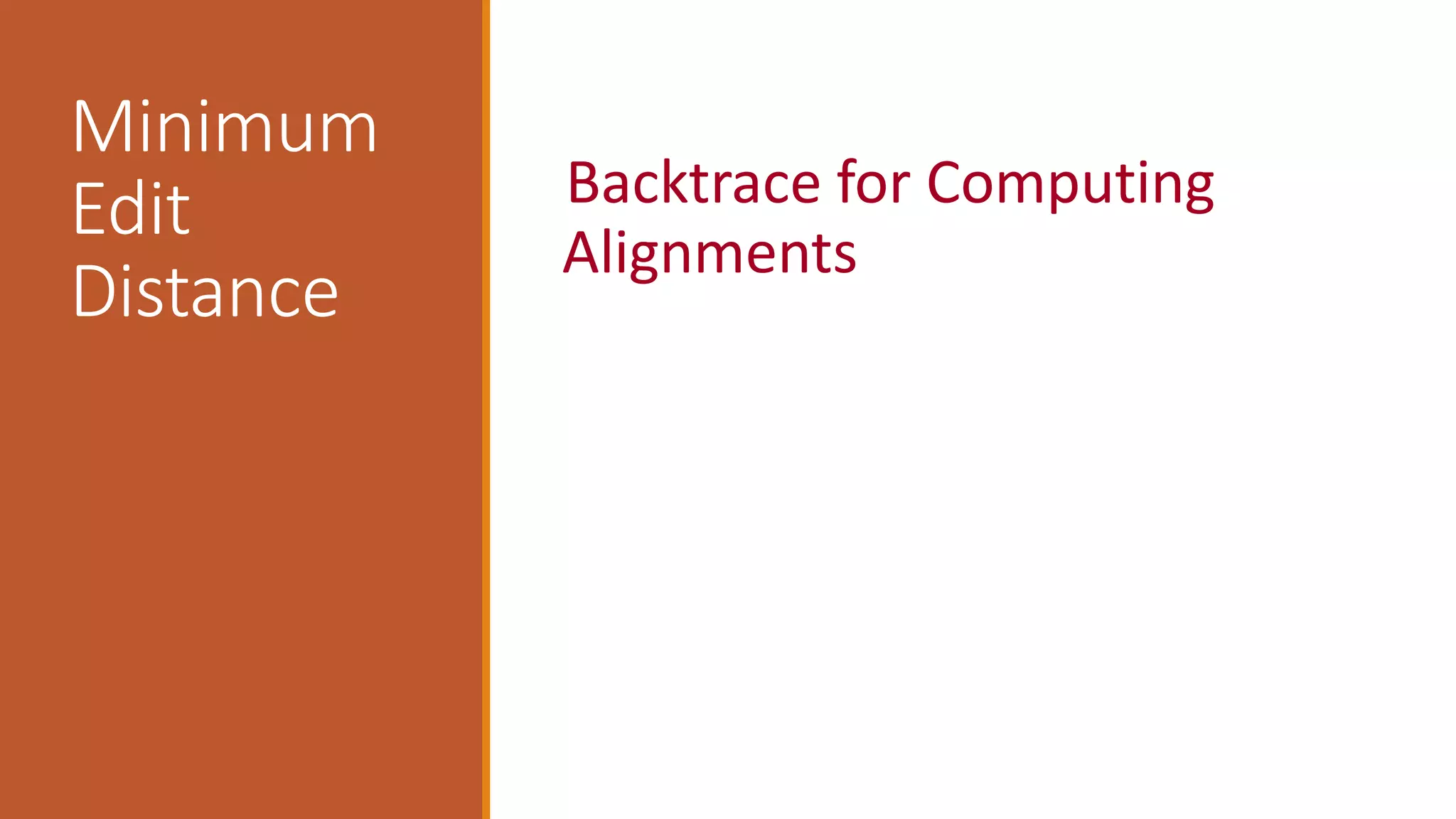 2_1 Edit Distance.pptx | Programming Languages | Computing