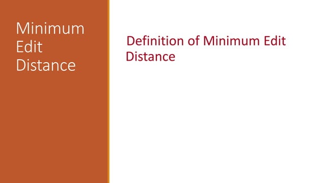 2_1 Edit Distance.pptx | Programming Languages | Computing