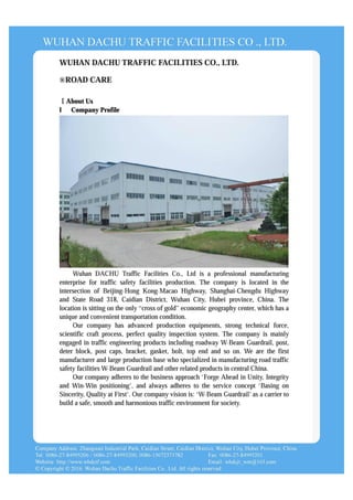 WUHAN DACHU CATALOG EN X | PDF