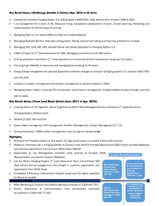 Akash Resume 120515 | DOC | Telecommunications Industry | Industries