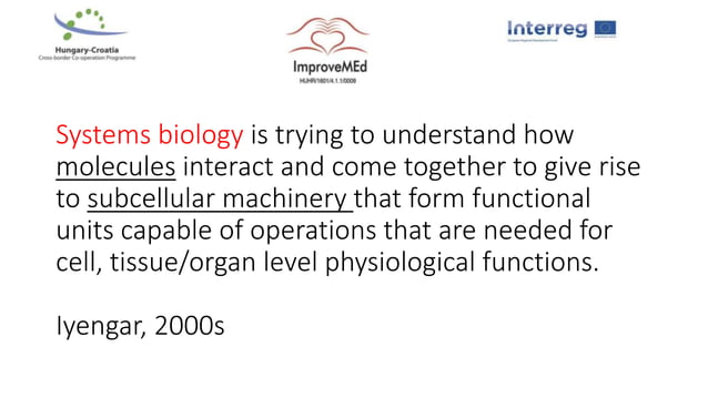Introduction to systems biology – How systems work? | PPTX | Genetics ...