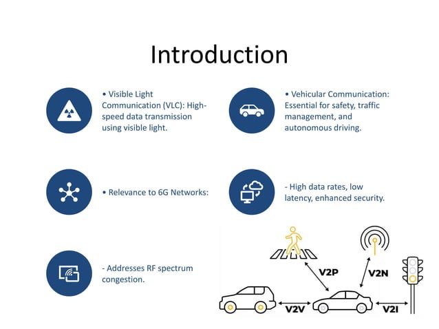 VISIBLE LIGHT COMMUNICATION IN VEHICULAR NETWORKS | PPT