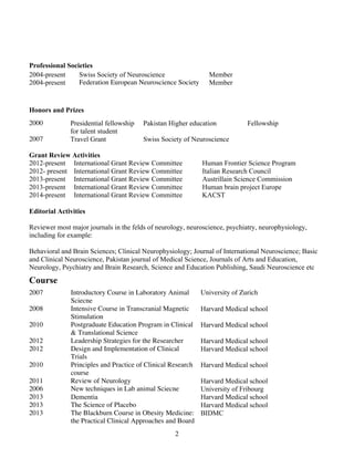 Shahid Bashir_ H K CV update | PDF