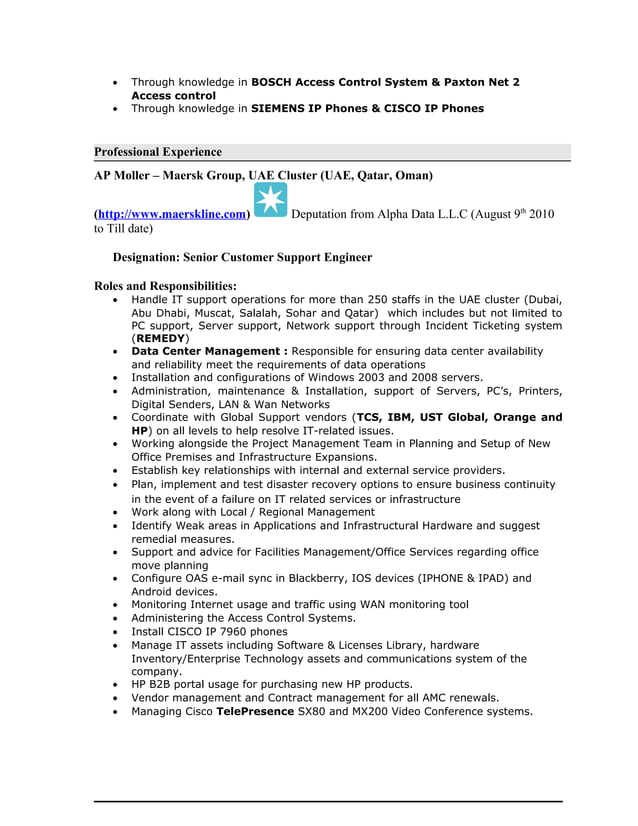 CV_Madhu | DOC | IT and Internet Support | Internet