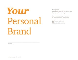 personal-brand-workbook | PPT