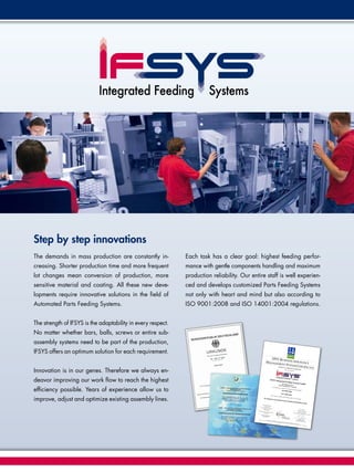 IFSYS-Brochure | PDF