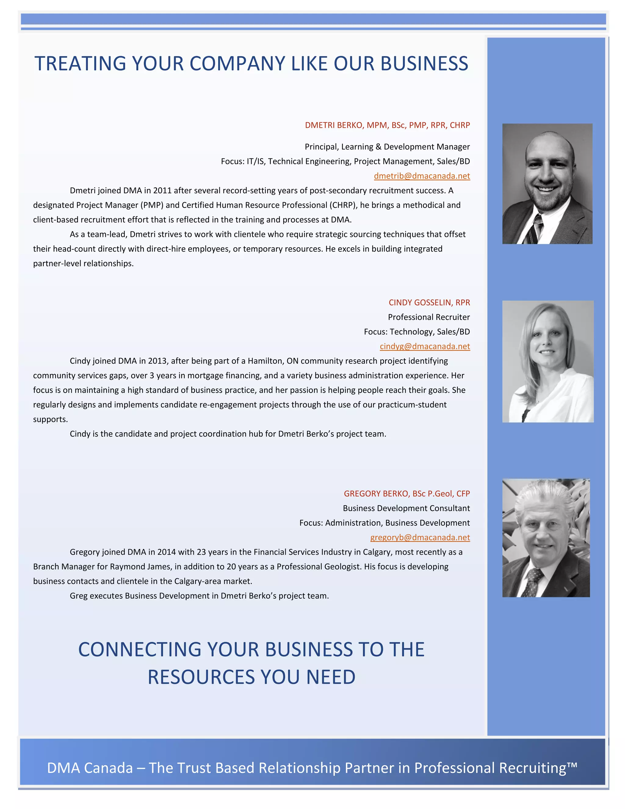 DMA Canada - Overview 2015 v2 | PDF