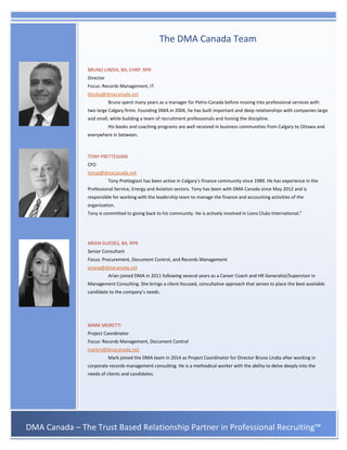 DMA Canada - Overview 2015 v2 | PDF