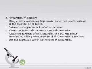 PRACTICAL antibiotic sensitivity test | PPT | Infectious Diseases ...