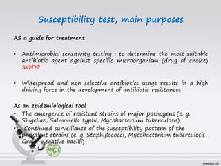 PRACTICAL antibiotic sensitivity test | PPT | Infectious Diseases ...