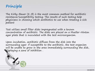 PRACTICAL antibiotic sensitivity test | PPT