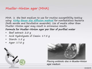 PRACTICAL antibiotic sensitivity test | PPT | Infectious Diseases ...