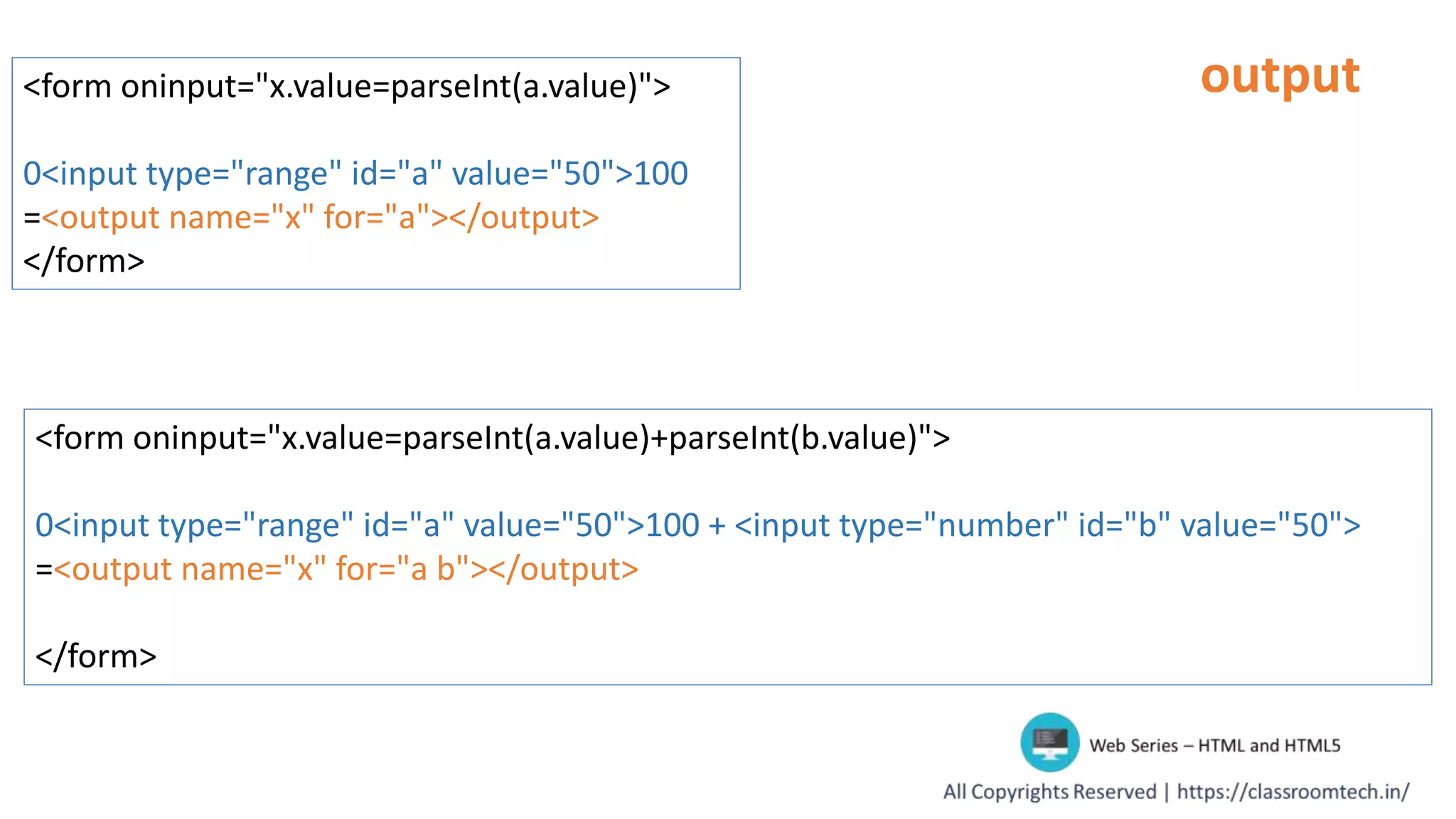 21 form in_html | PPT | Free Download