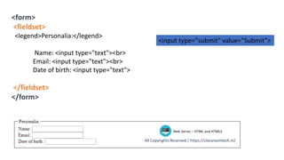 21 form in_html | PPT