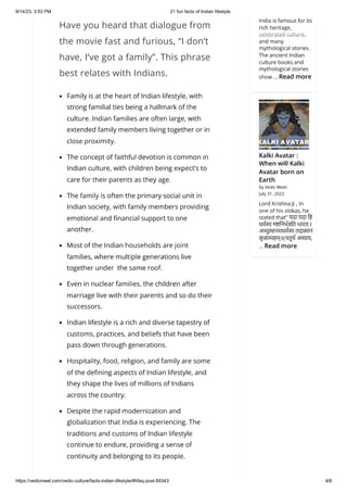 21 fun facts of Indian lifestyle.pdf