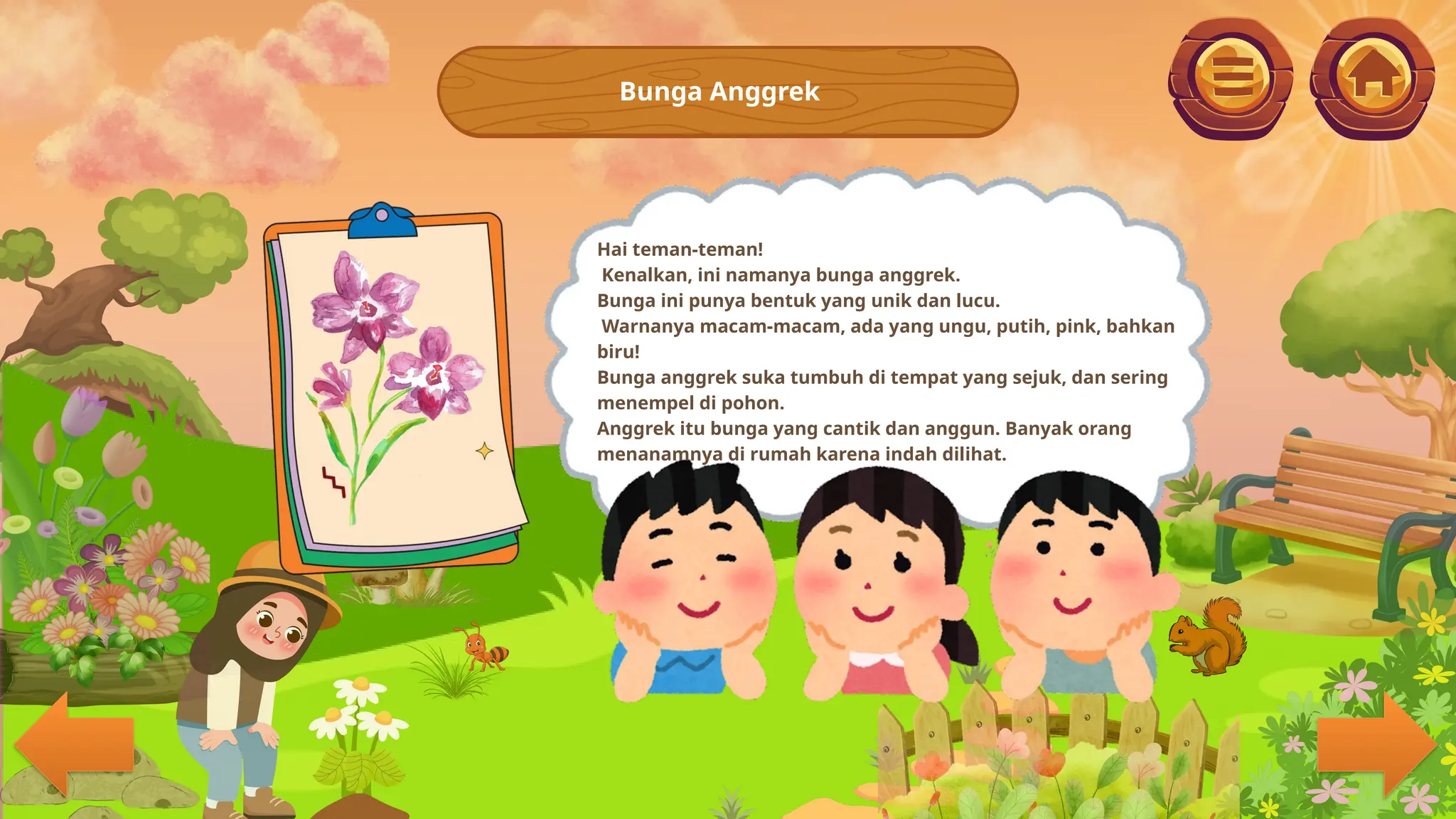 Mengenal Nama- nama Bunga, ada bunga mawar dll | PPTX