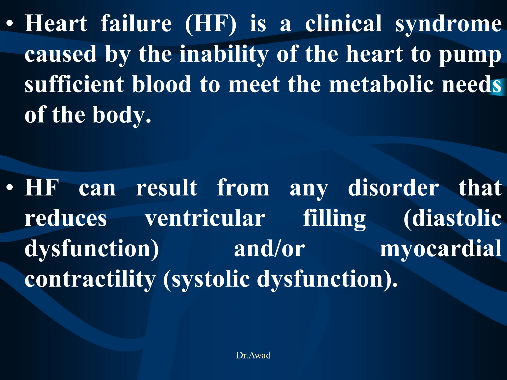 (21) Heart Failure definition symptoms signs complications management ...