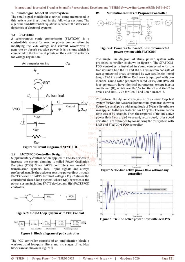 Improvement Of Power System Oscillation By Using Coordinated Control Plan For Pss And Statcom