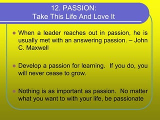 21 Indespensable Qualities of a Leader.ppt